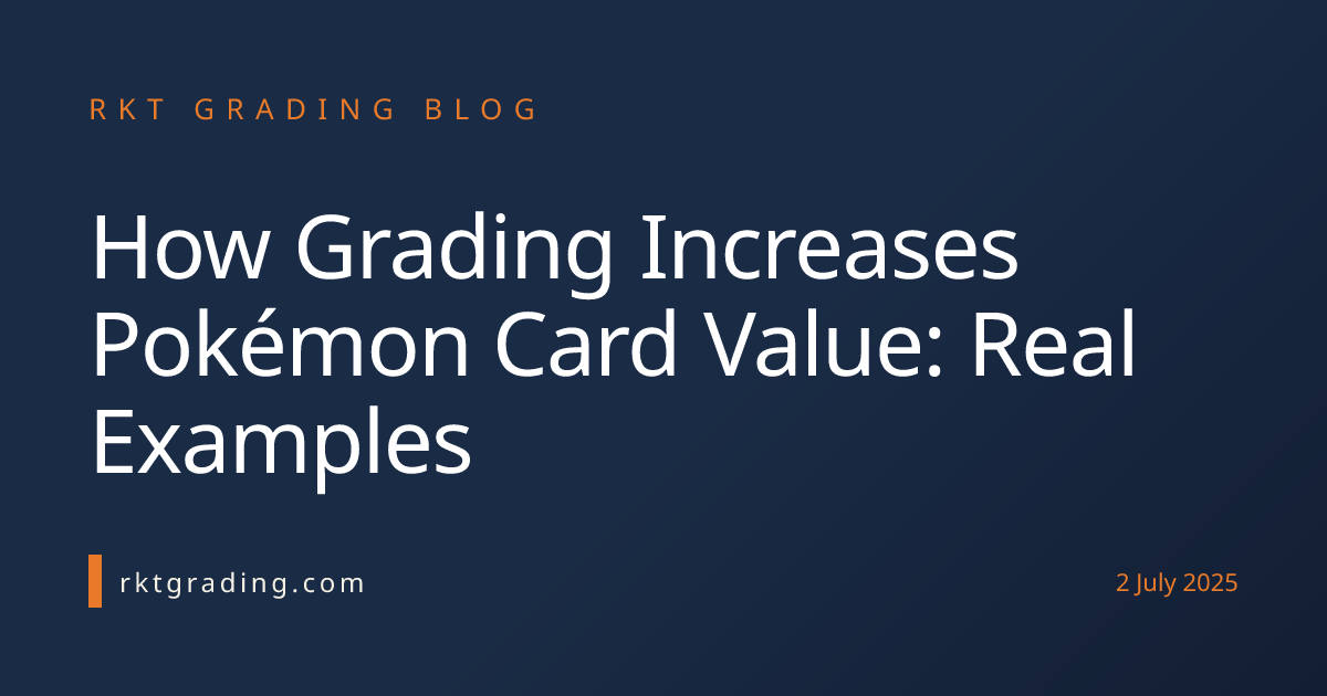 How Grading Increases Pokémon Card Value: Real Examples | RKT Grading Blog